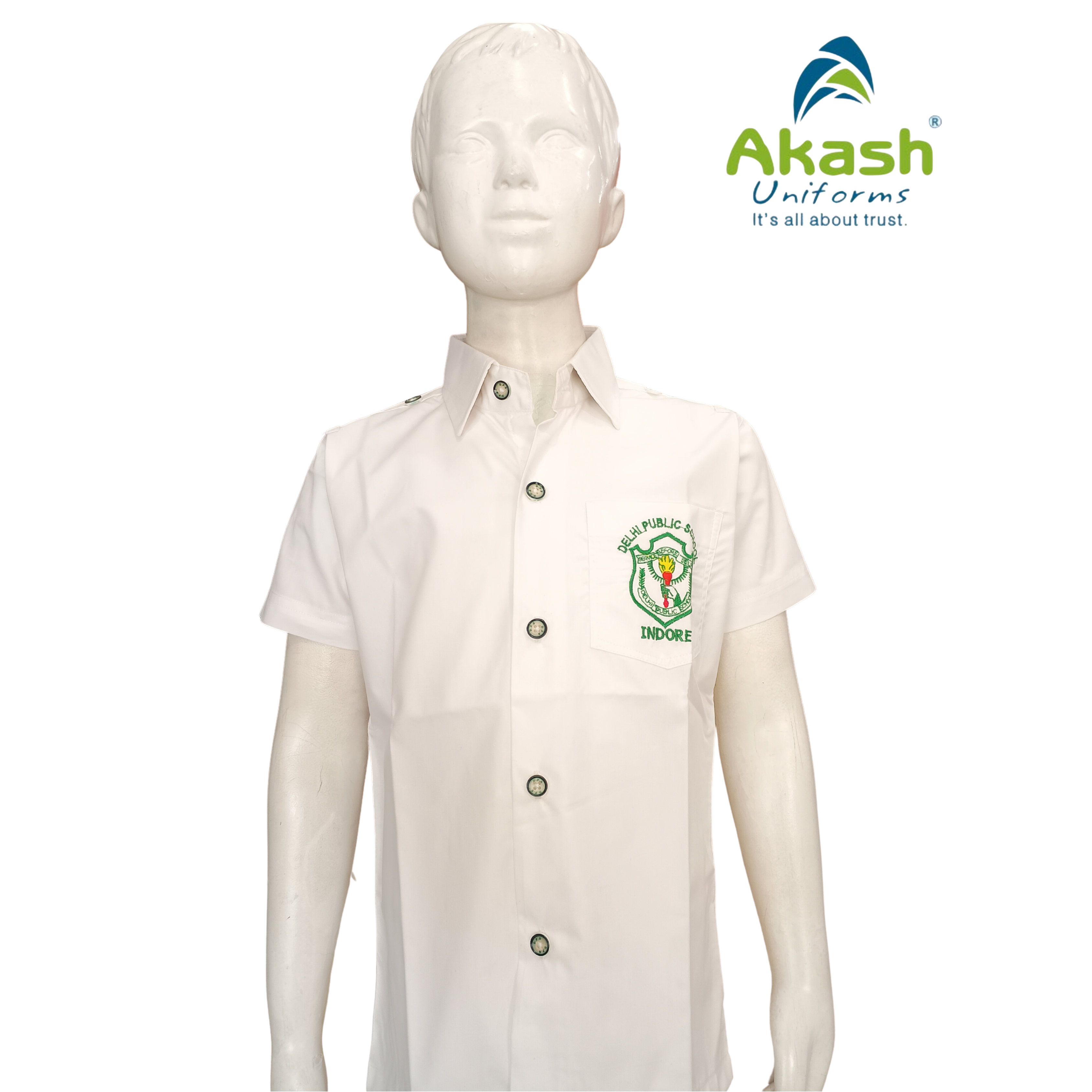 DPS (INDORE) HALF SHIRT – Akash Uniforms