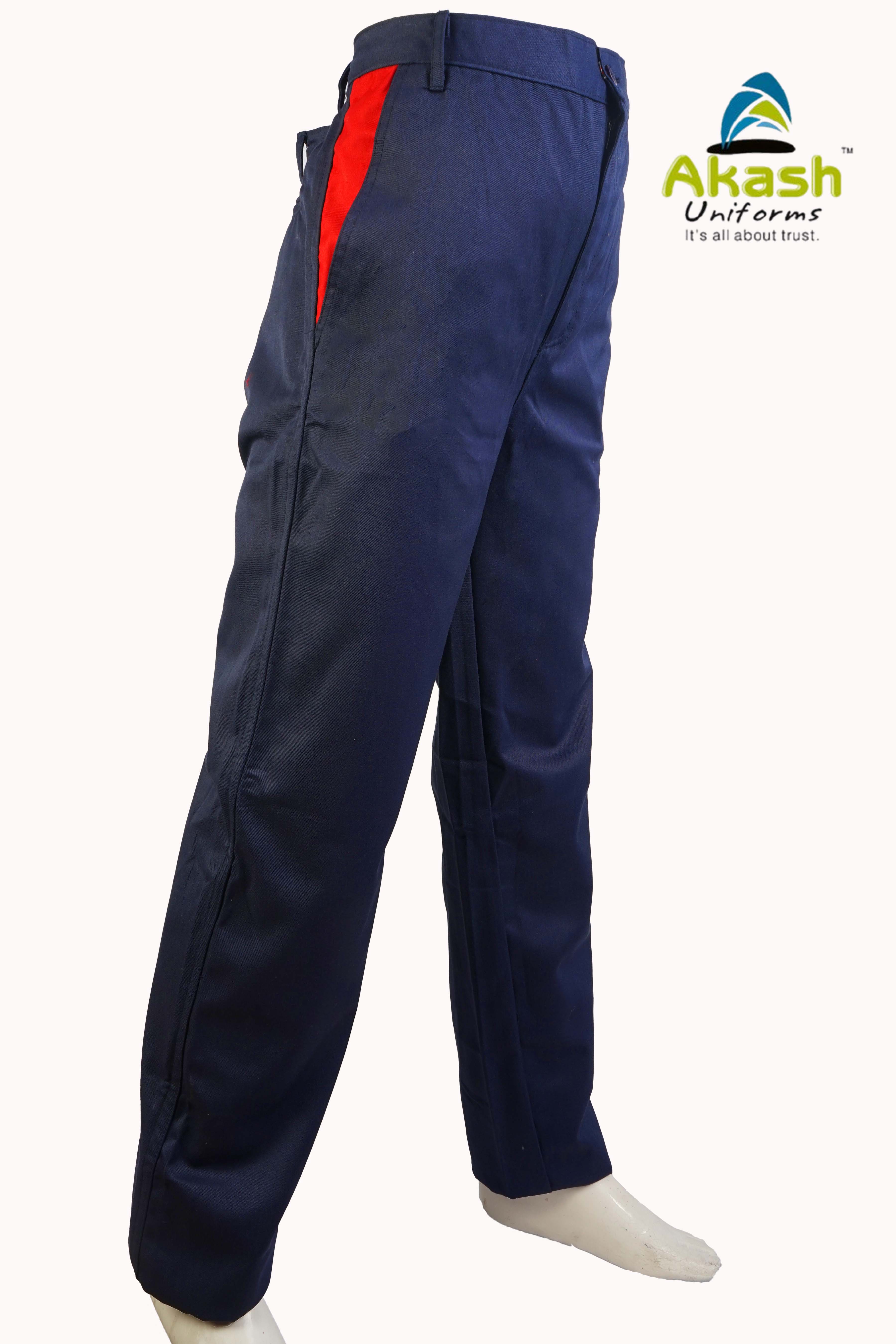 G.D.GOENKA FULL PANT(NAVY BLUE) – Akash Uniforms
