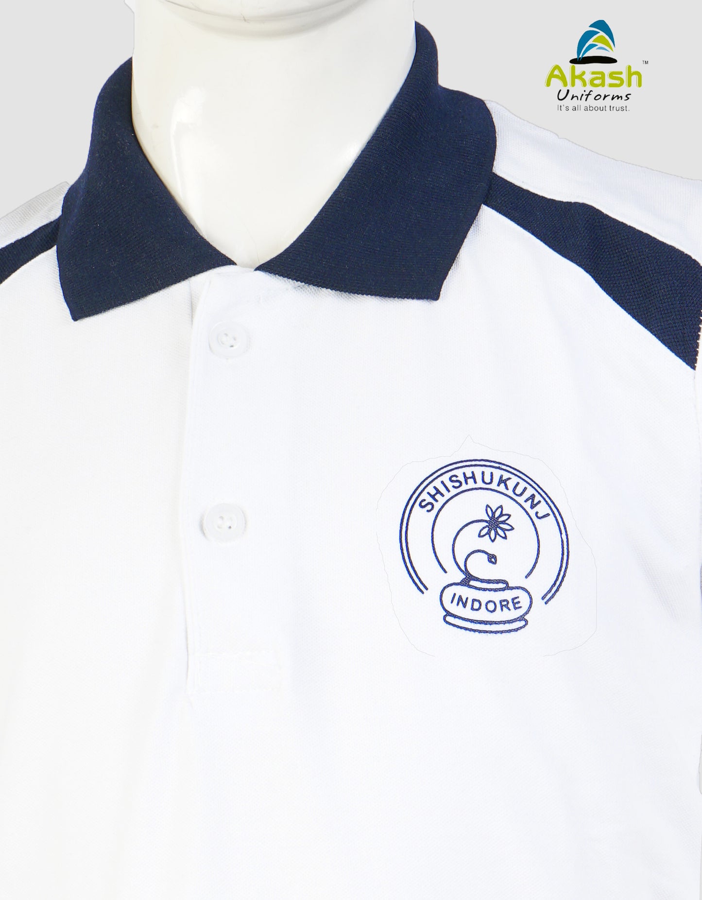 THE SHISHUKUNJ INTERNATIONAL SCHOOL, INDORE - WHITE T-SHIRT – Akash ...